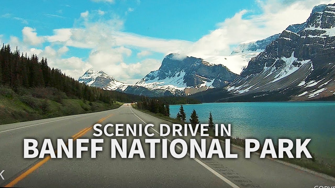 SCENIC DRIVE - Banff National Park, Icefields Pkwy, Alberta, CANADA ...