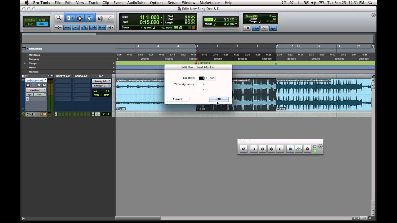 Using Identify Beat in Pro Tools - YouTube