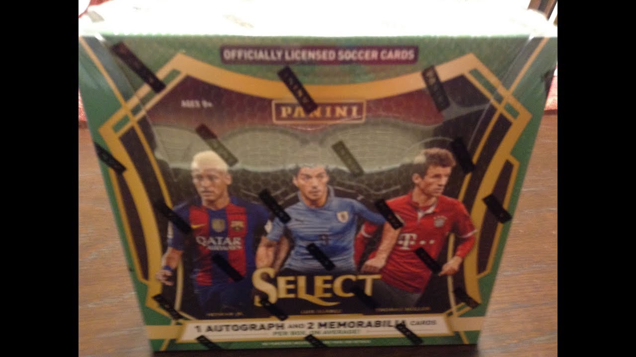 PANINI SELECT SOCCER 16/17 ***HOBBY BOX/3 HITS/1 DIE-CUT AUTO TO 60 ...