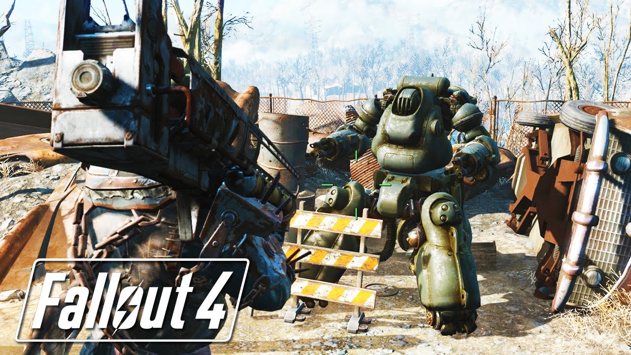 FALLOUT 4 LET'S PLAY #4 :: FAT MAN & BANDIT POWER ARMOUR RAID! - YouTube