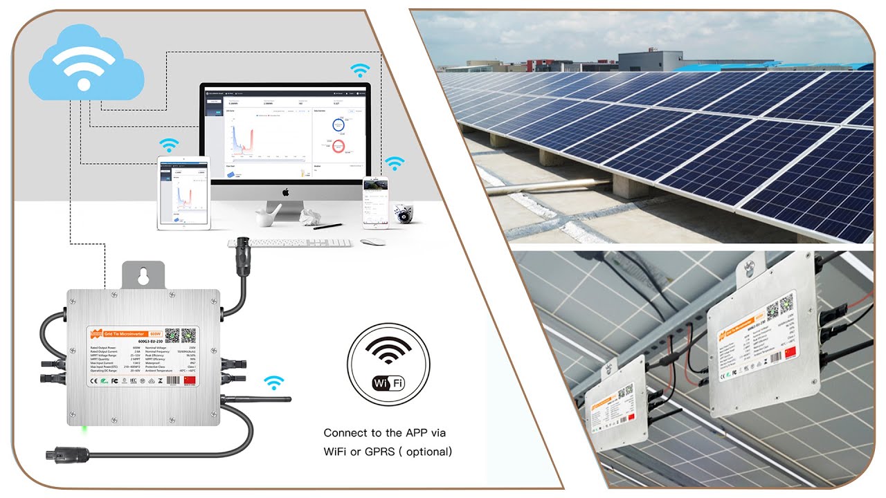 600W On-grid Smart Solar Inverter - YouTube
