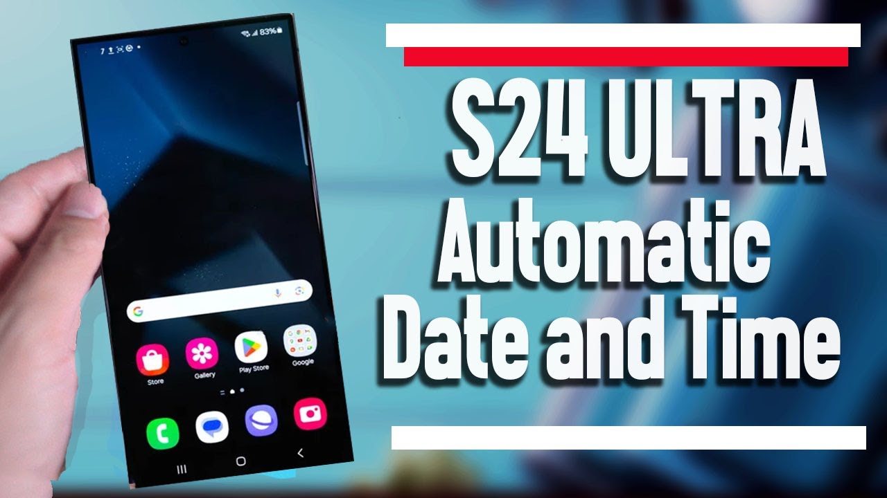 Samsung Galaxy S24 Ultra How to Turn on/off Automatic Date and Time ...