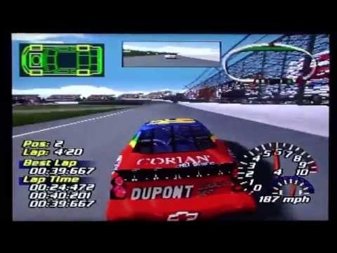 NASCAR 2001 (PS1) - Race 22/34 - Pepsi 400 - YouTube
