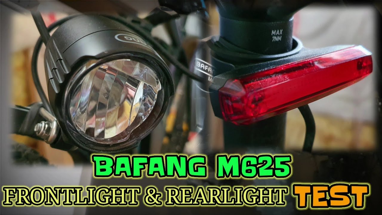 HOW BRIGHT IS BAFANG M625 INTEGRATED LIGHT? - YouTube