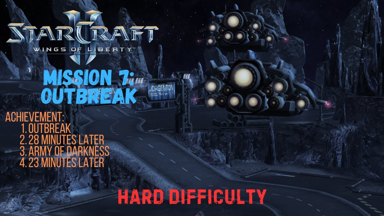 7. StarCraft II : Wings of Liberty (Hard Difficulty) - Outbreak - YouTube