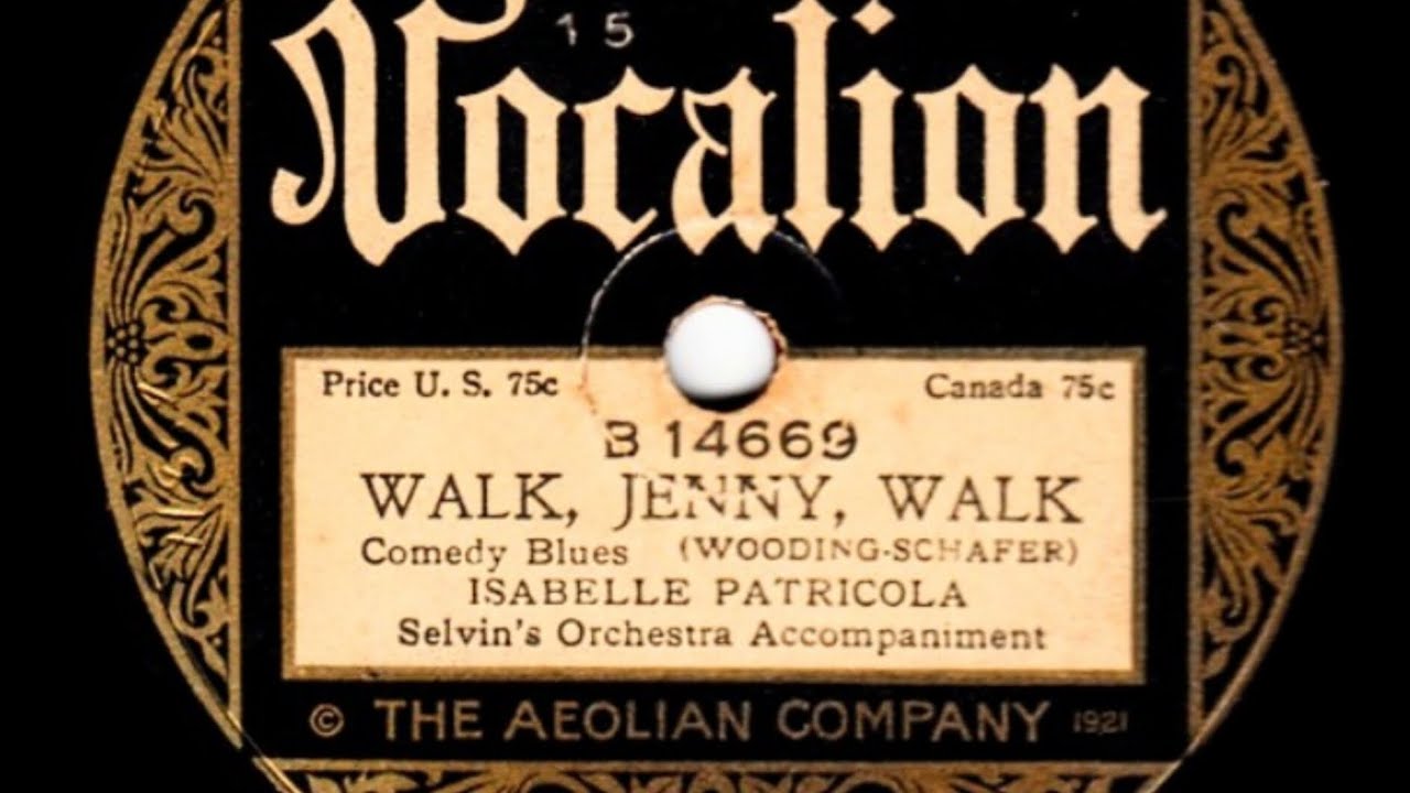 Walk, Jenny, Walk - Isabelle Patricola - 1923 - YouTube