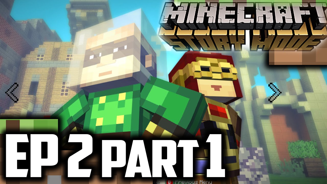 Minecraft Story Mode EPISODE 2 Part 1 || BOOM TOWN || Minecraft Story ...