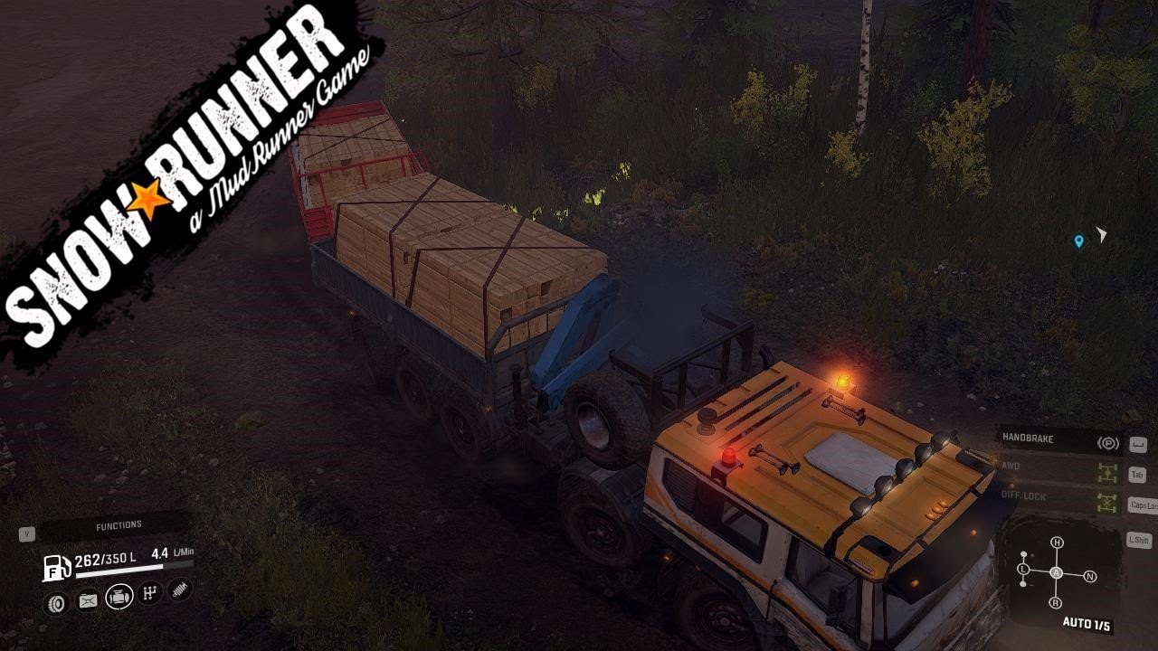 SnowRunner Task Settling In Taymyr Quarry - YouTube