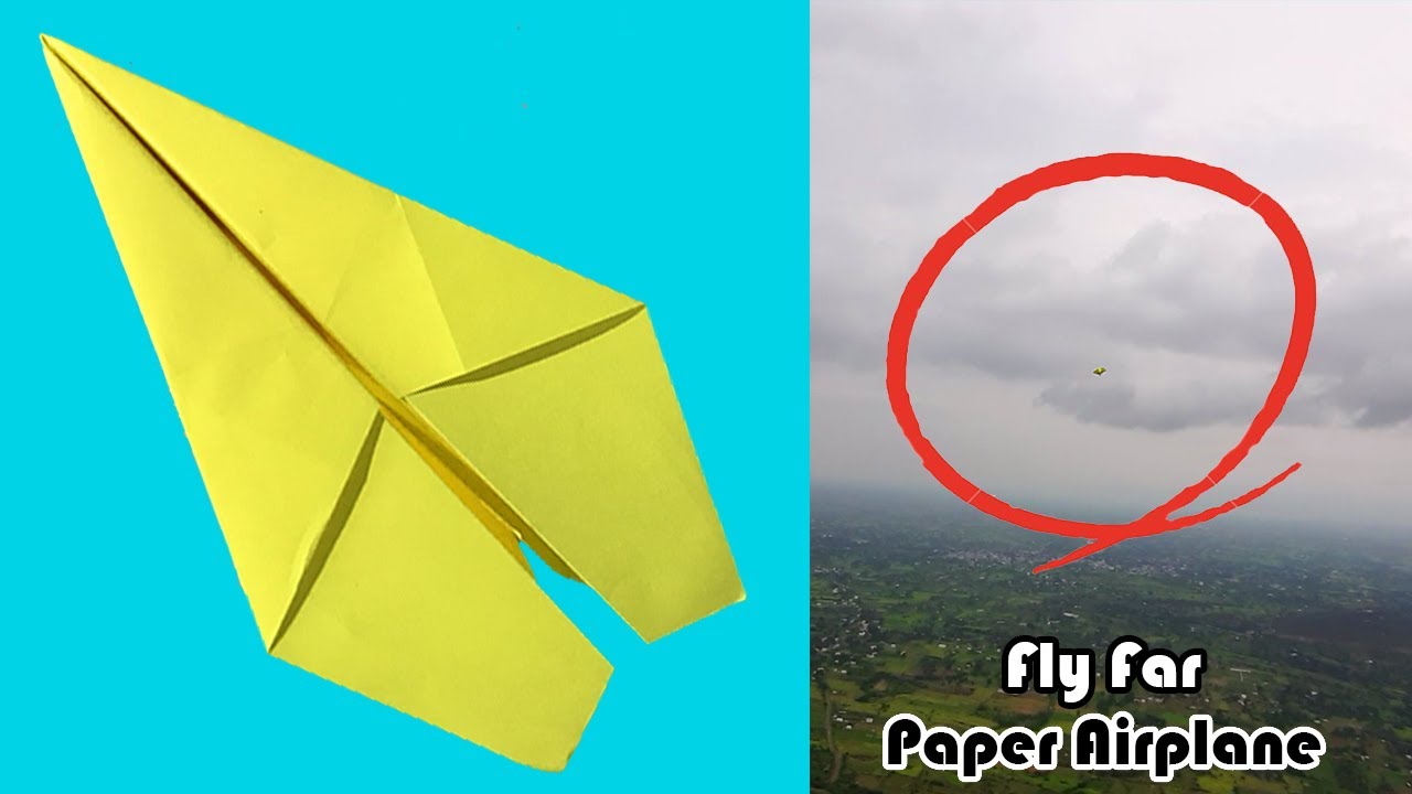 How To Make EASY Paper Airplanes that FLY FAR | DIY HAX - YouTube