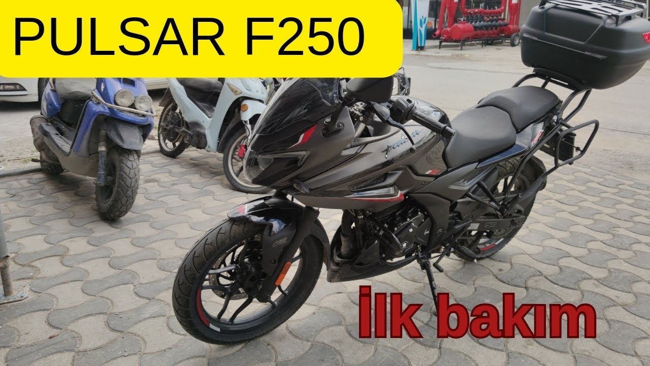Bajaj Pulsar F250 ilk bakım - Pulsar F 250 tanıtım motovlog - Pulsar ...