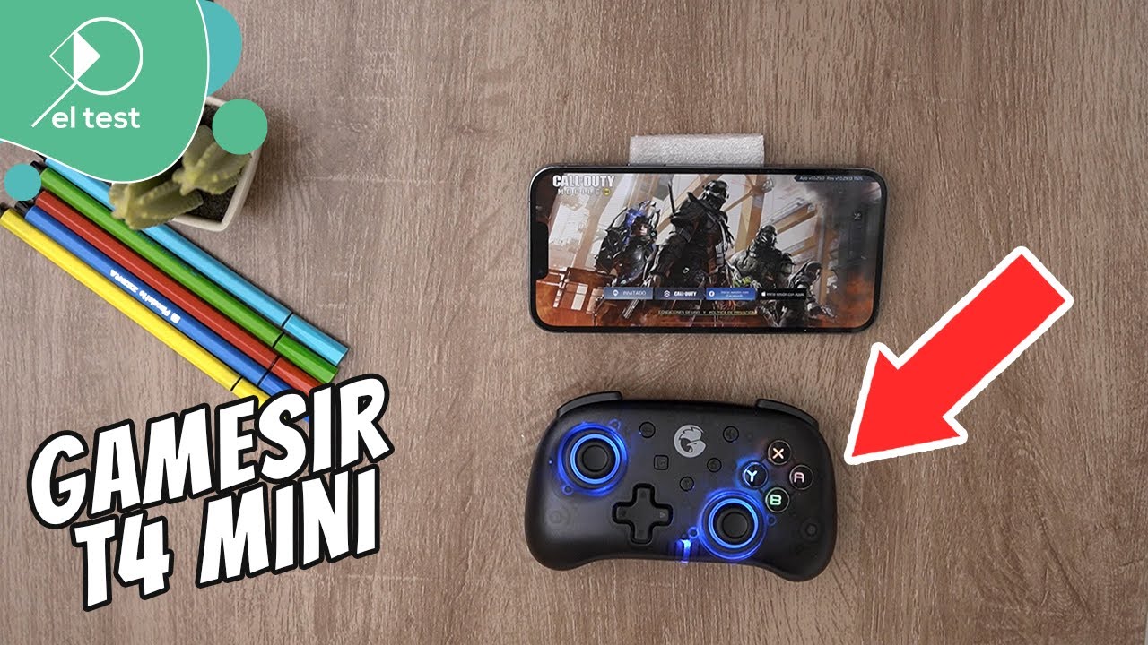Este gamepad funciona en todos los dispositivos | Gamesir T4 Mini | El ...