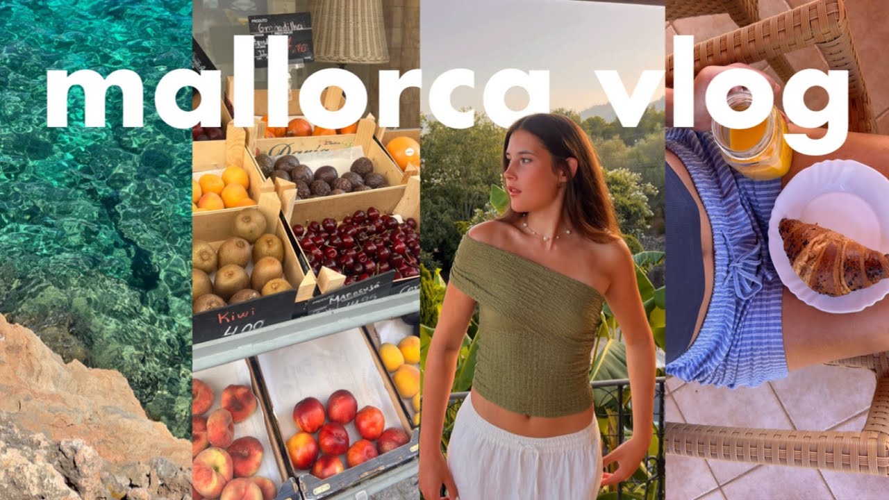 mallorca travel vlog 🪸beaches, sunset, markets & good food - YouTube