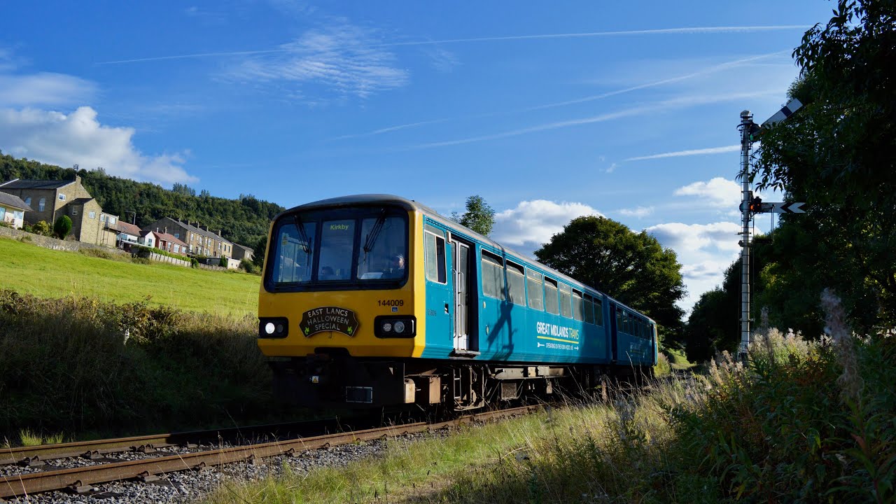 Class 144 to Rawtenstall - YouTube