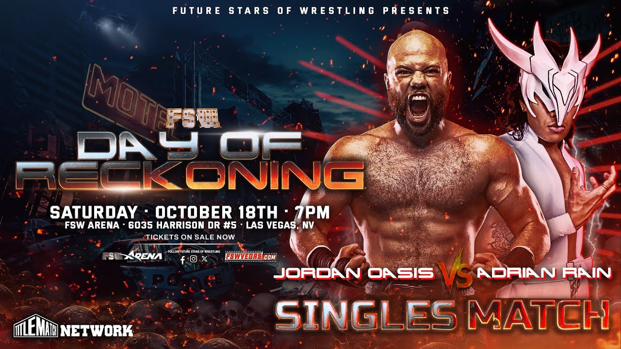 Adrian Rain vs Jordan Oasis (FSW Day of Reckoning 10/18/25) - YouTube