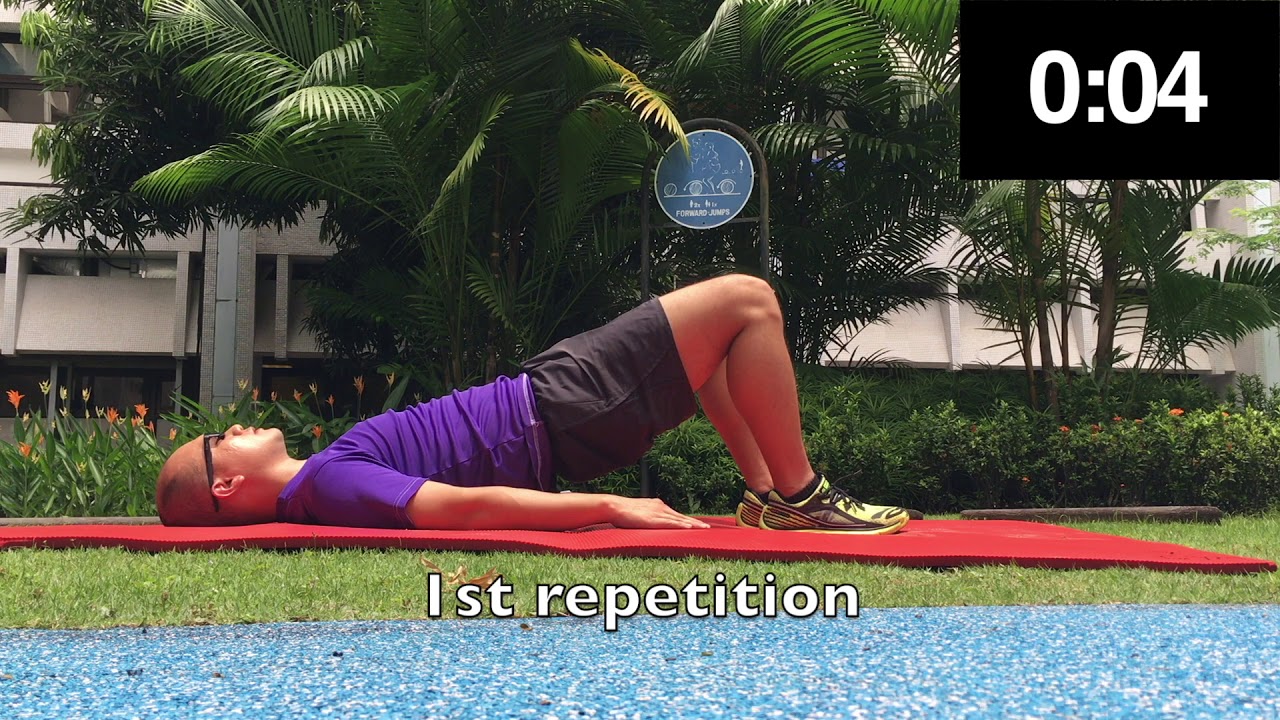 NUH Physiotherapy - Bridging - YouTube