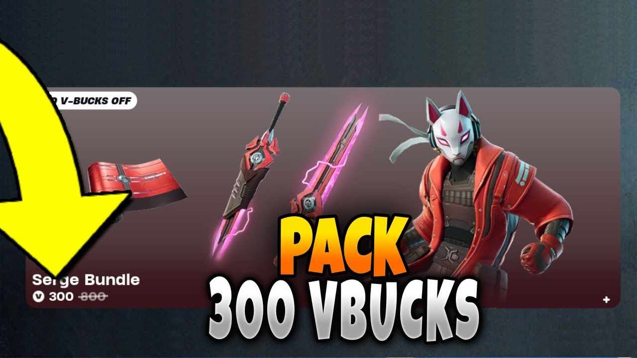 Skin à 300 Vbucks Pour Tous sur Fortnite - YouTube