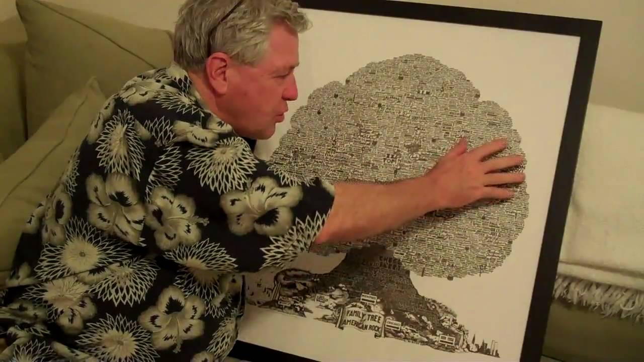 "Family Tree of American Rock" by Bruce Burton - YouTube