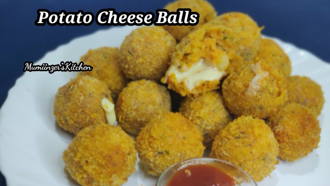 Potato Cheese Balls Recipe| Crispy Potato Cheese Balls||Cheesy Potato ...