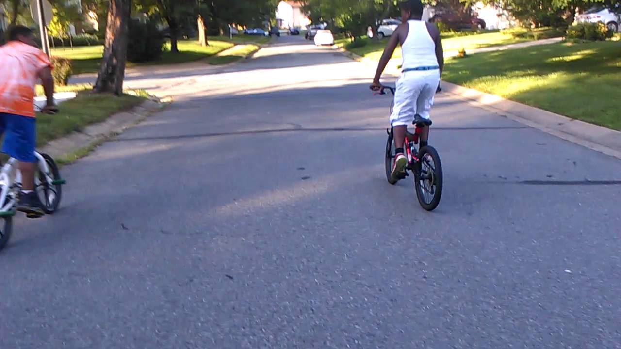Epic fail for boy in white - YouTube