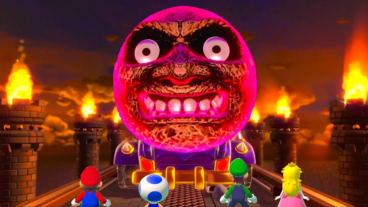 Majoras Moon Final Boss Fight in Super Mario 3D World - YouTube