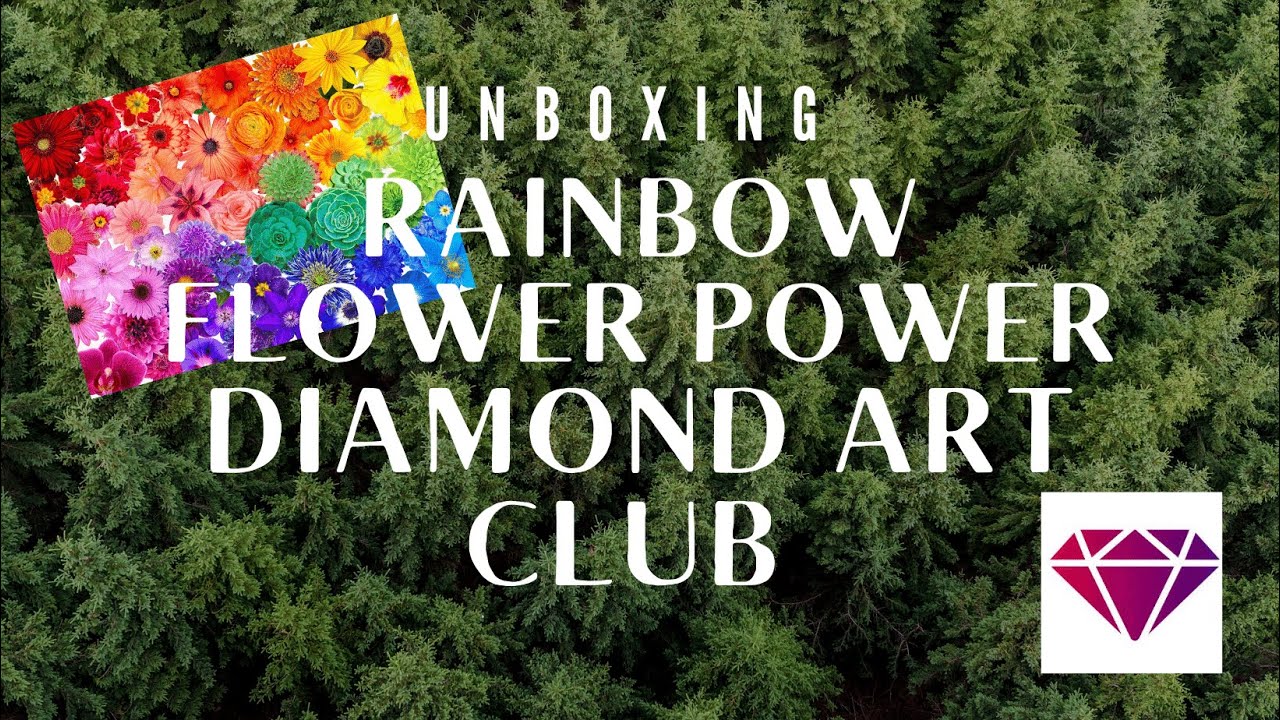Let's Take A Look! - Unboxing - Rainbow Flower Power - Diamond Art Club ...