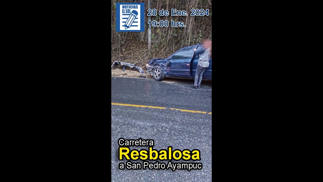 Accidentes por calle resbalosa - YouTube
