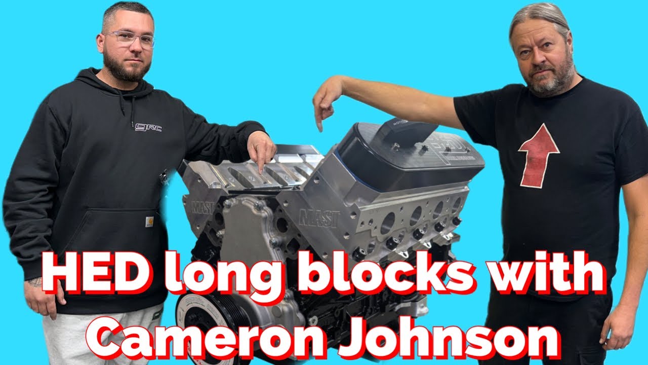 Building a turbo long block for chassis builder Cameron Johnson - YouTube