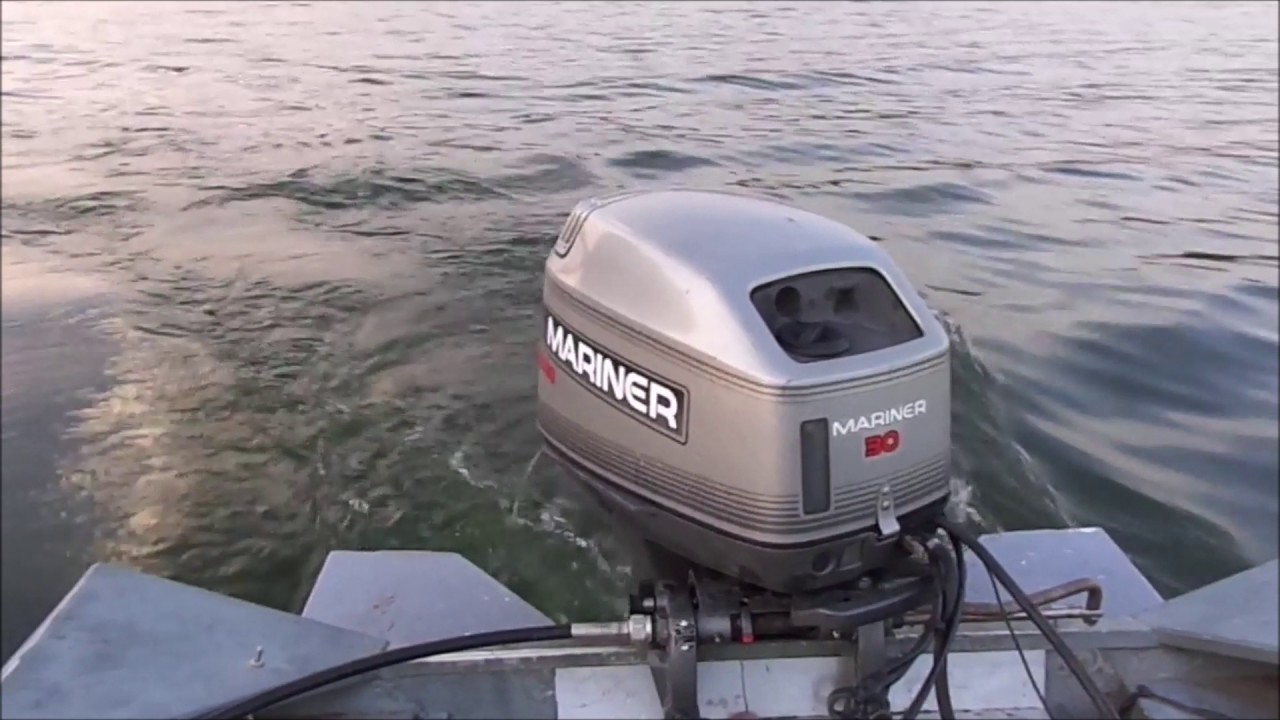 Center console Jon boat paired with Mariner 30HP. Lake test. - YouTube