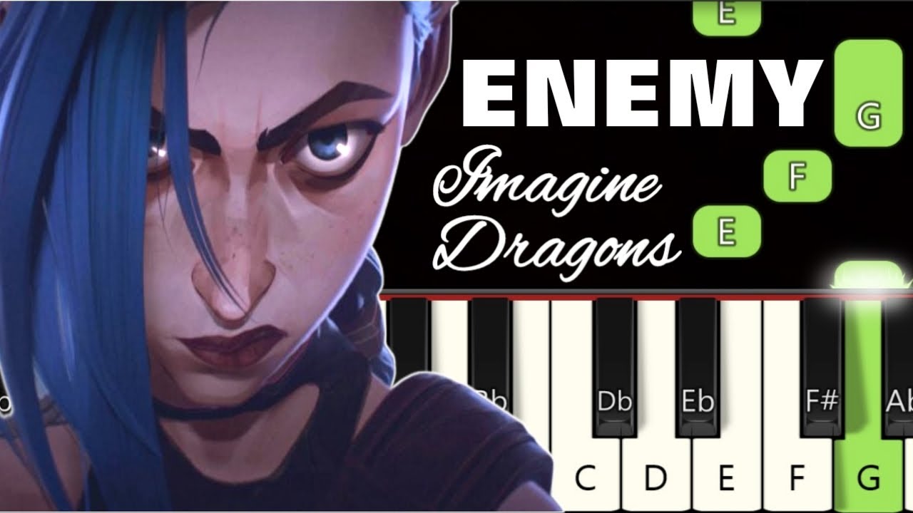 Imagine Dragons Enemy 🔥 | Piano tutorials | Piano Notes | Piano Online ...