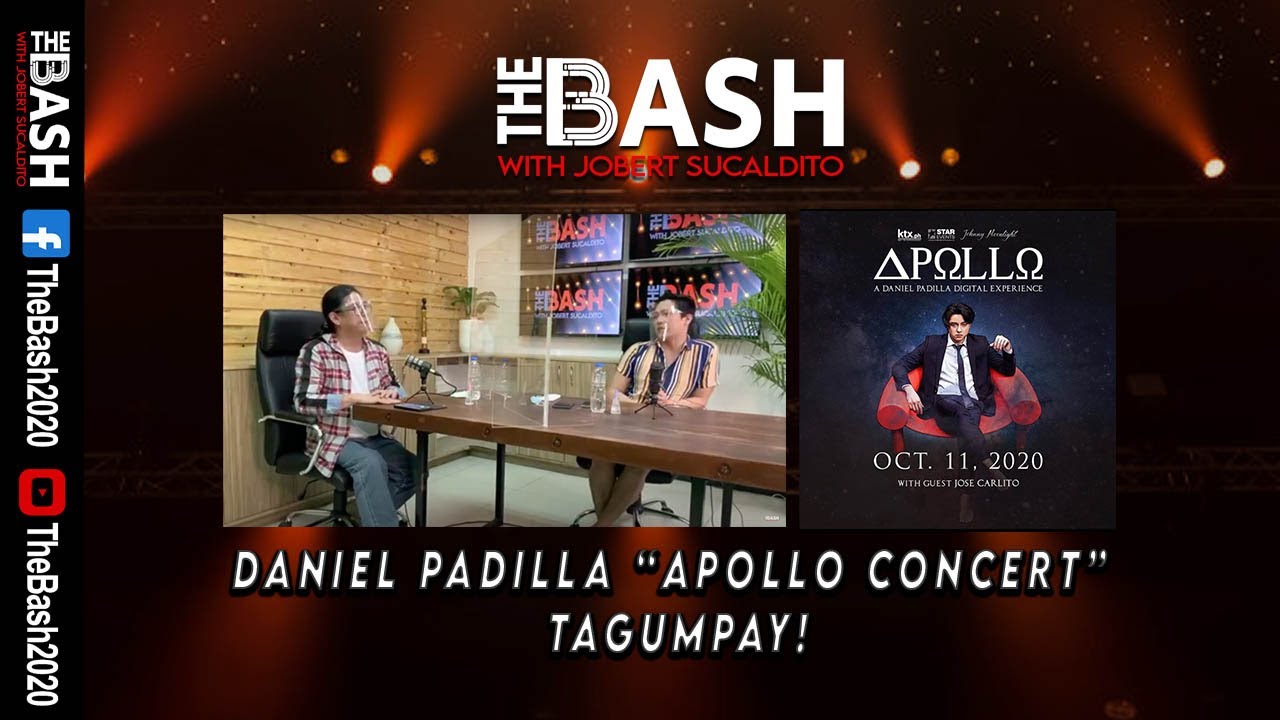DANIEL PADILLA “APOLLO CONCERT” TAGUMPAY! | THE BASH WITH JOBERT ...