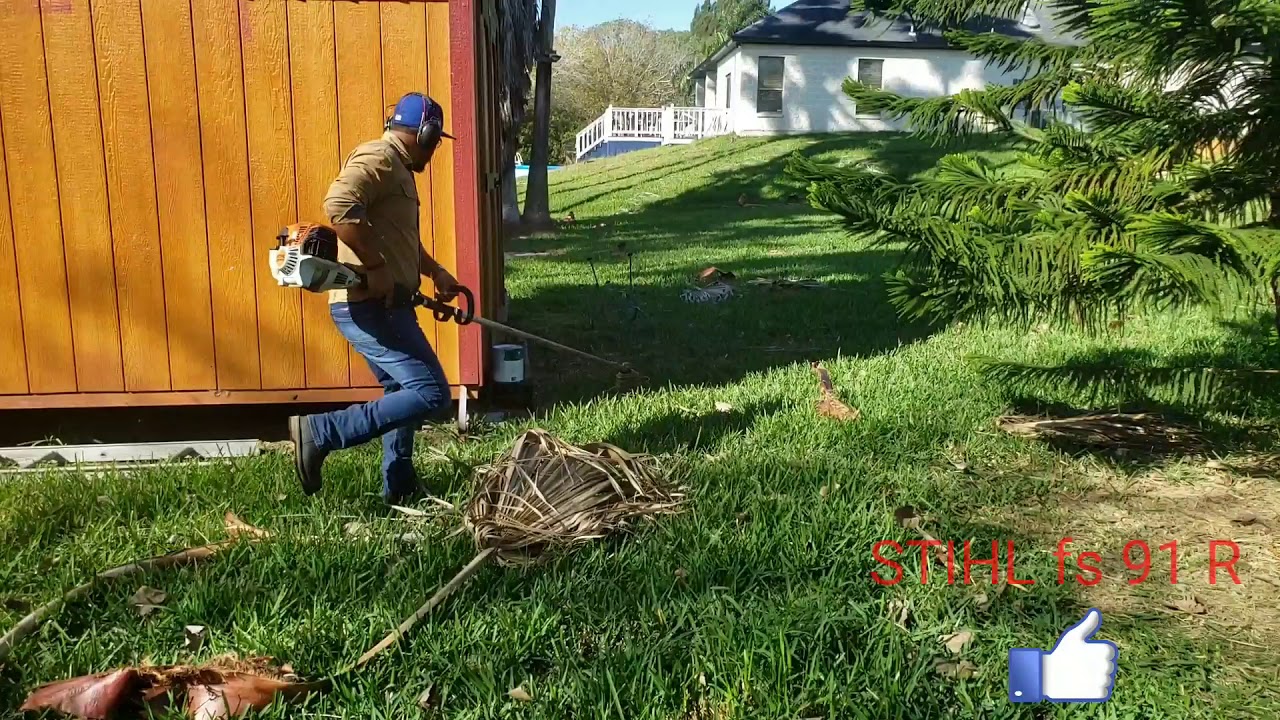 STIHL fs 91 R - YouTube