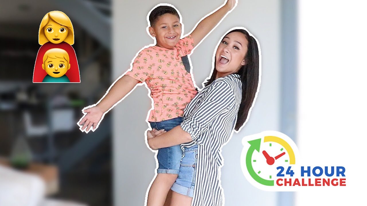 BEING A MOM FOR 24 HOURS CHALLENGE!! - YouTube