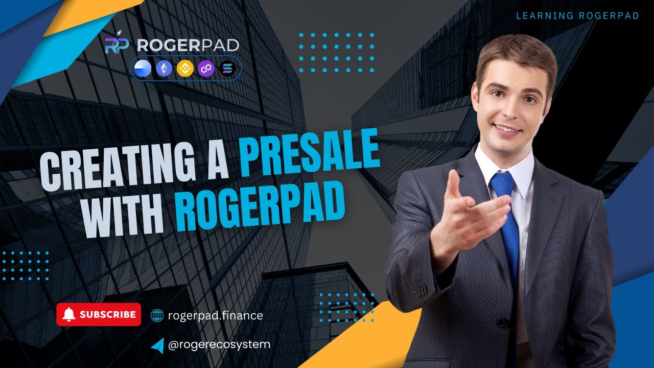 Creating a PreSale Pool General on #RogerPad - YouTube