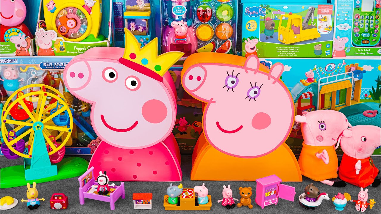 95 Minutes Satisfying with Unboxing Magic Mystery Peppa Pig Box, Mummy ...
