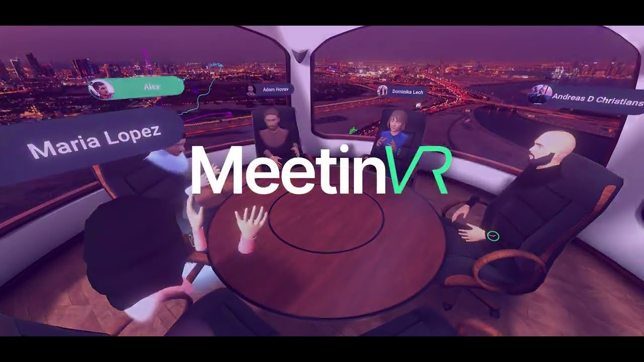 VR Academy introduces MeetinVR Rooms - Focus Room - YouTube