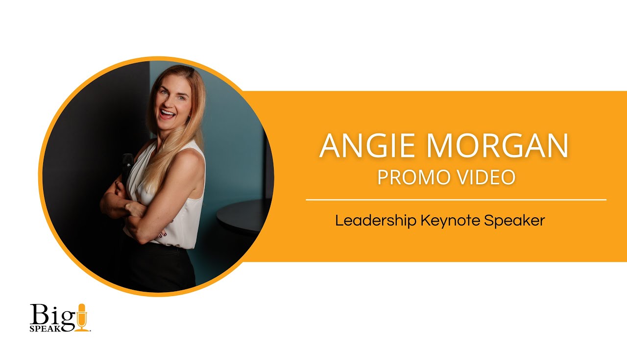Angie Morgan - Leadership Keynote Speaker - Promo Video - YouTube