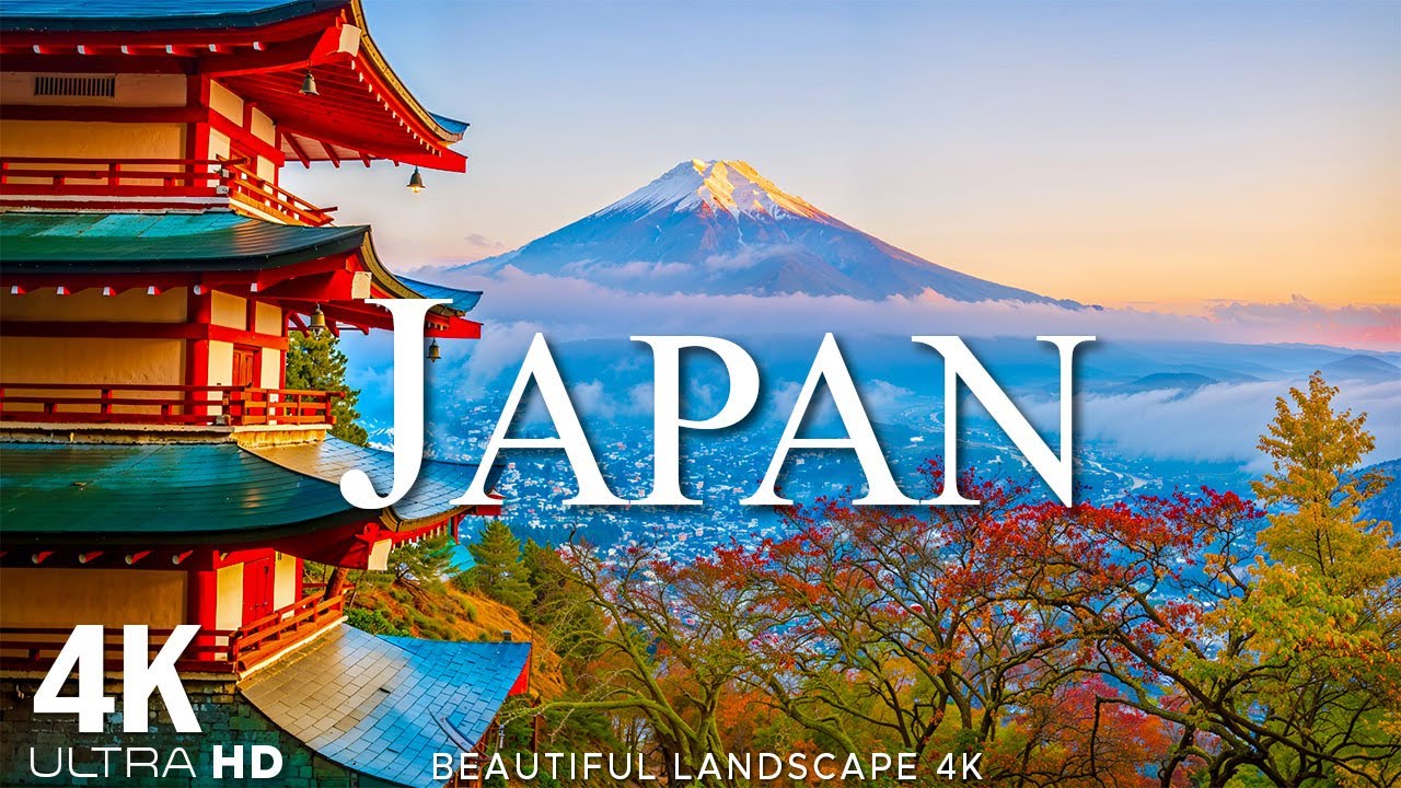 JAPAN 4K ULTRA HD - Scenic Relaxation Film with Relaxing Music - 4K HDR ...
