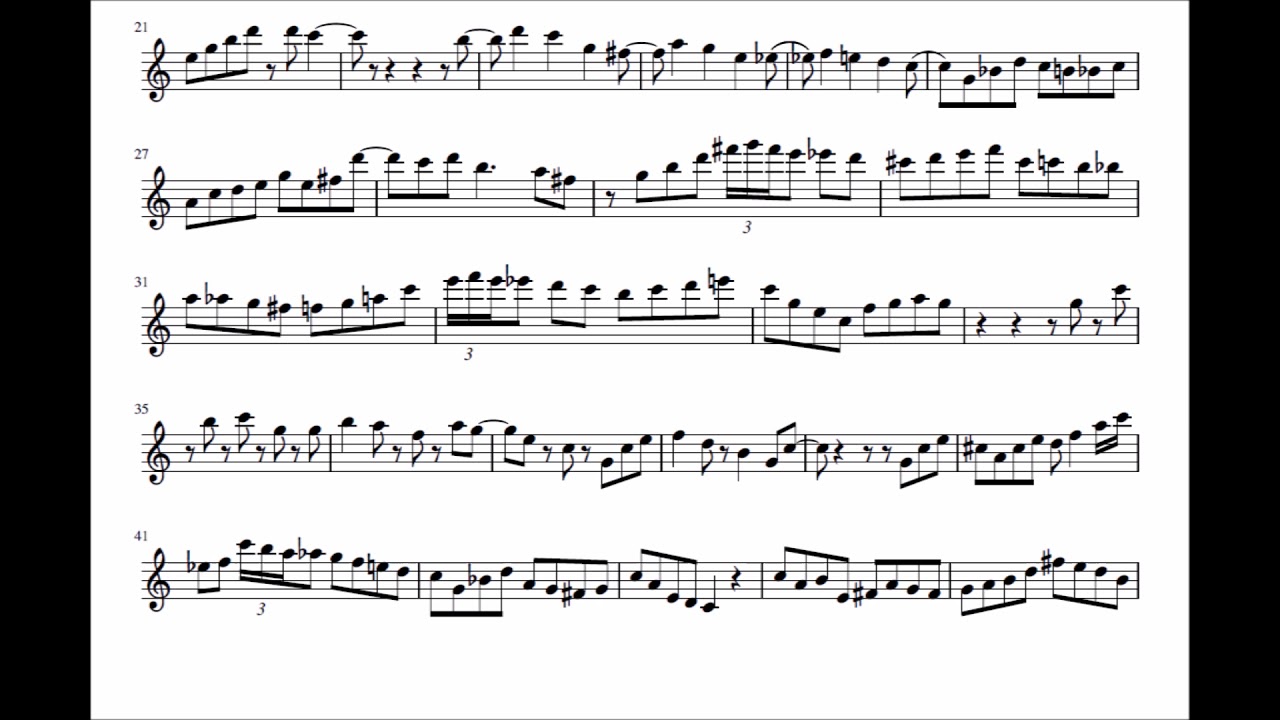 This I Dig Of You - Chad Lefkowitz-Brown Transcription - YouTube