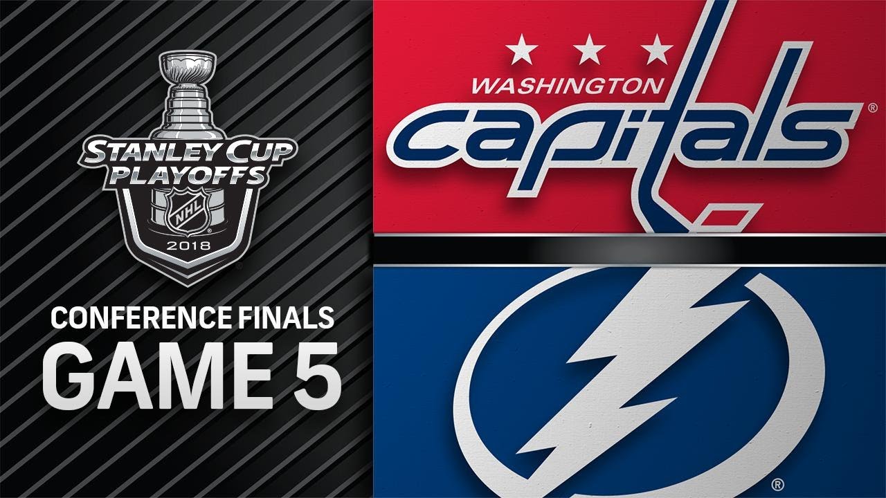 Lightning edge Capitals in Game 5 to take series lead - YouTube