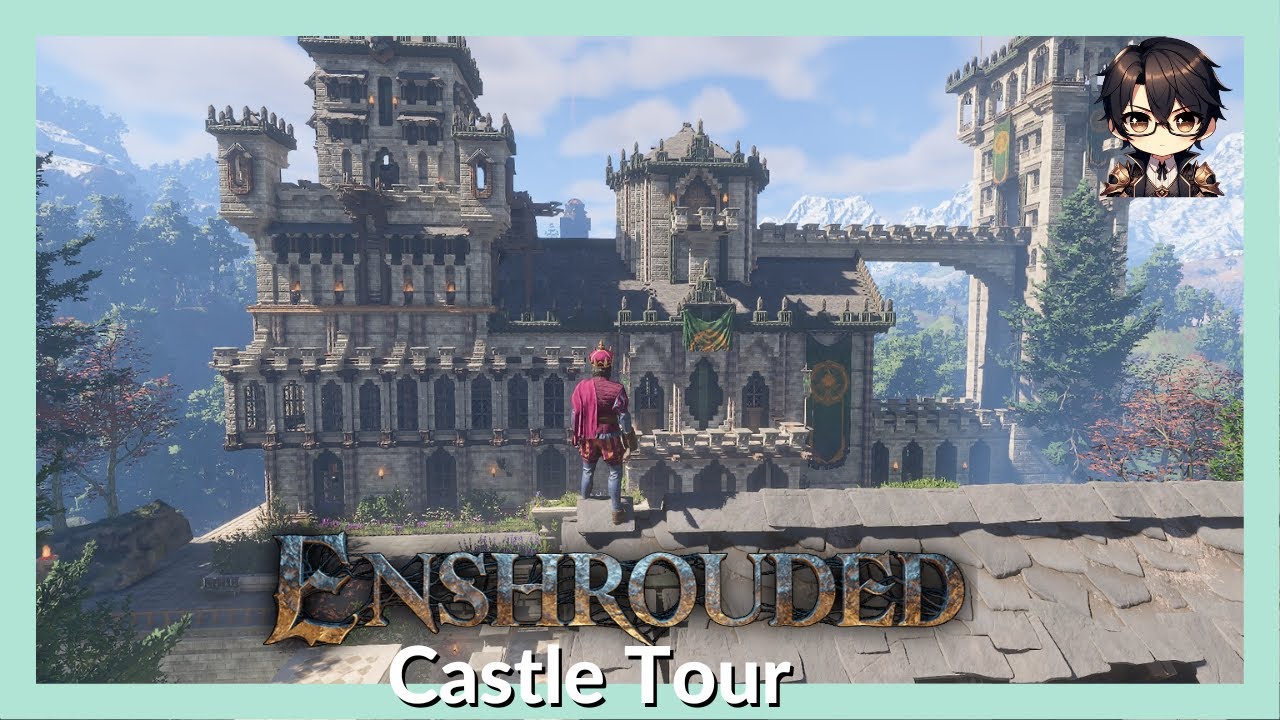 Enshrouded - Castle Tour [200+ Hour Build] - YouTube