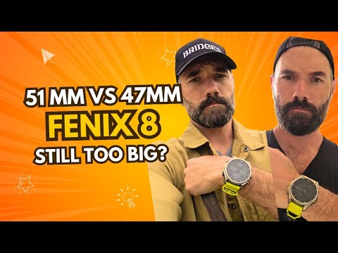 Die Garmin Fenix ​​8 – Ist sie zu groß?! – 47 mm VS 51 mm Vergleich ⌚🤷