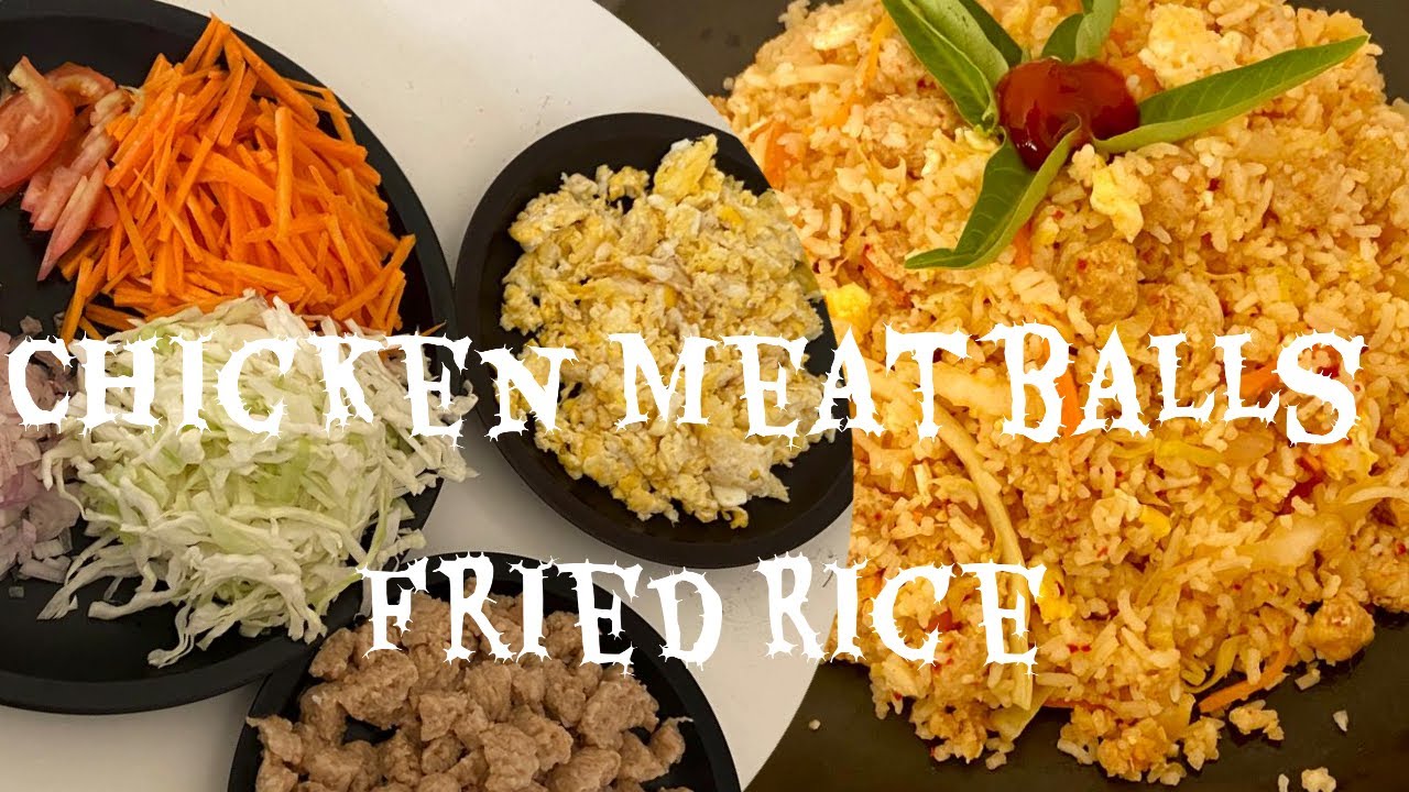 New Chicken Meatballs Fried Rice | First Time Tried Its So Tasty | Easy ...