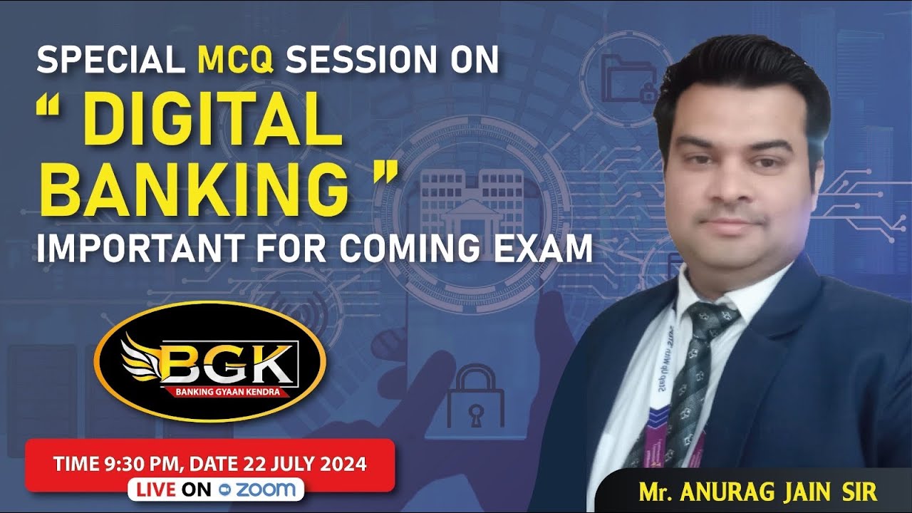 Digital Banking MCQs | Important Questions for Bank Exams | Session ...