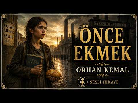Önce Ekmek | Orhan Kemal | Sesli Hikâye | Hayallerinden Vazgeçen Bir Genç Kızın Hikâyesi