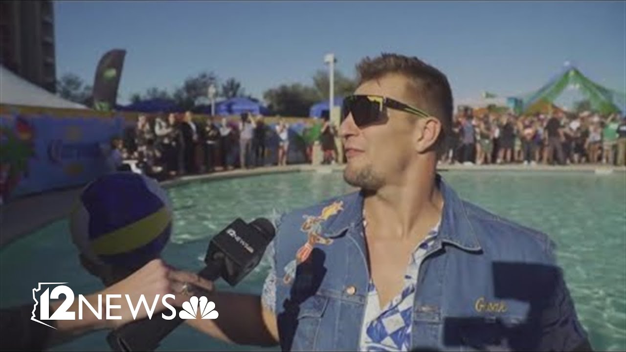 Gronk Beach Party kicks off in Scottsdale - YouTube