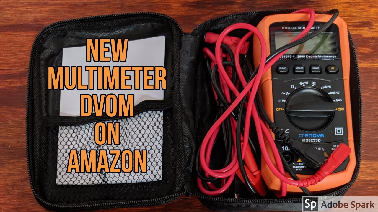 AMAZON Deal MultiMeter Crenova DVOM Unboxing - YouTube
