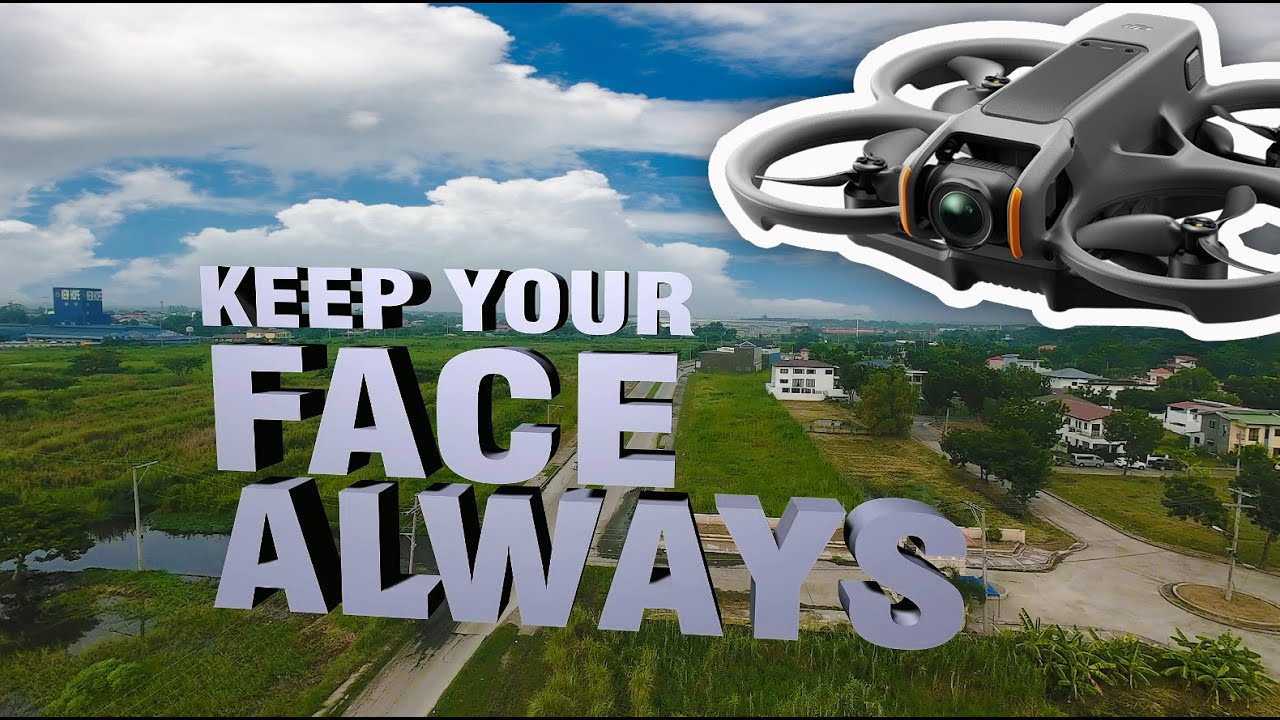 DJI Avata 2 Drone Flight with 3D text #dji #djiavata2 #drone # ...