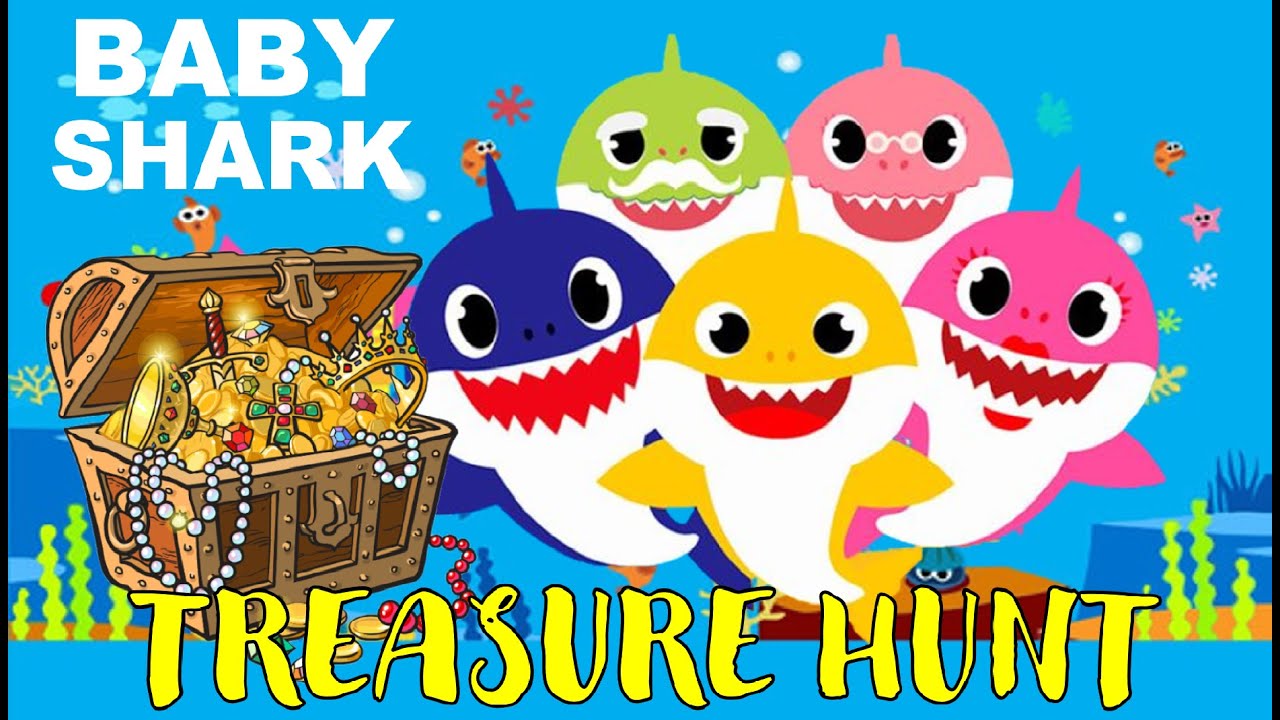 Baby Shark Dance | Baby Shark Family Treasure Hunt | Kids Song ...
