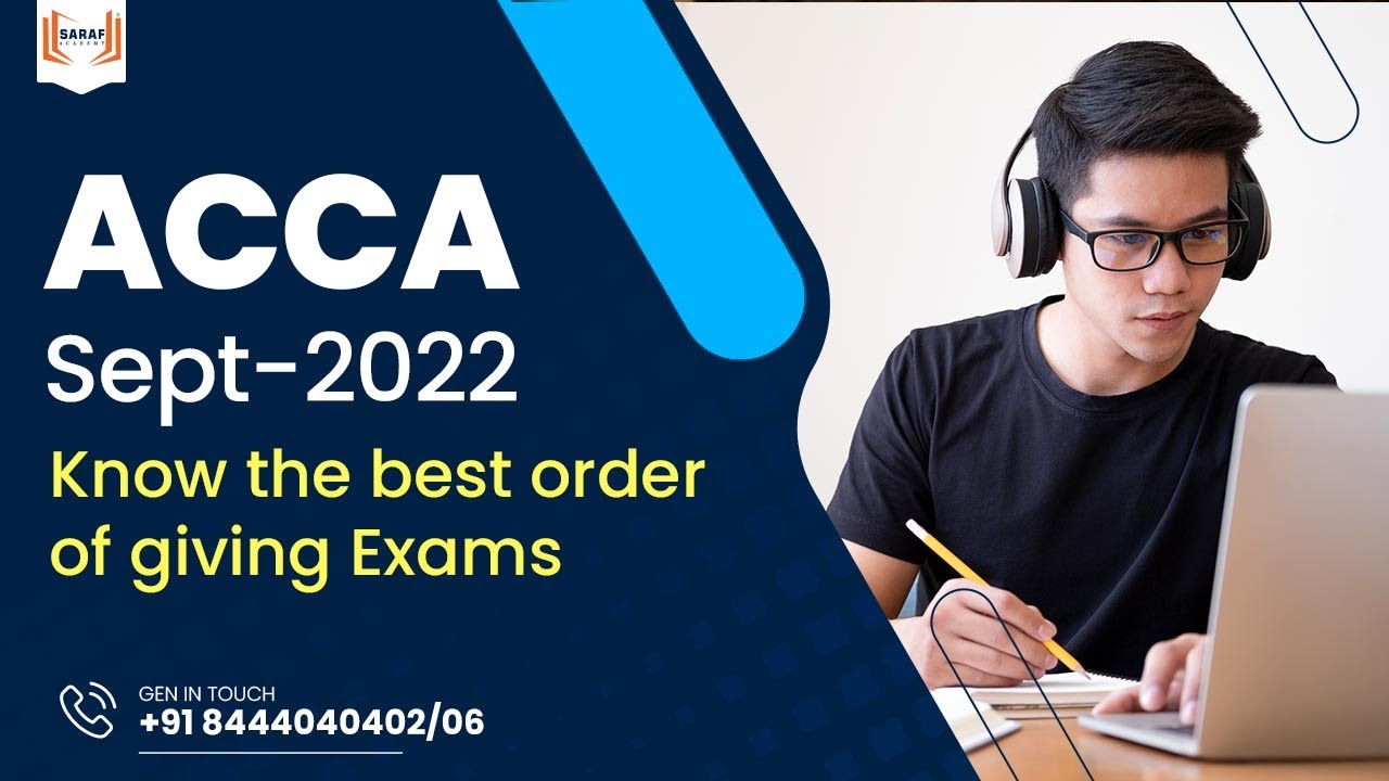 ACCA Sept-2022 | Best order of giving Exams | Difficulty level in all ...