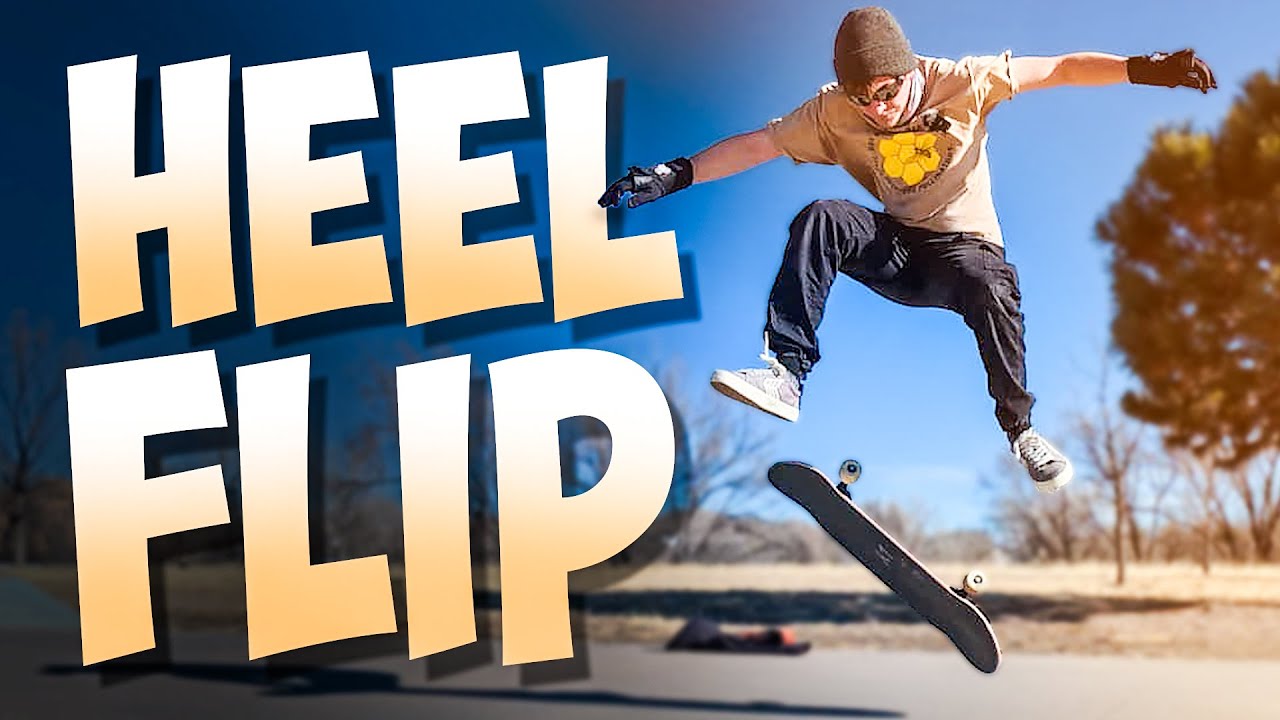 I FINALLY Learned How to Heelflip! - YouTube